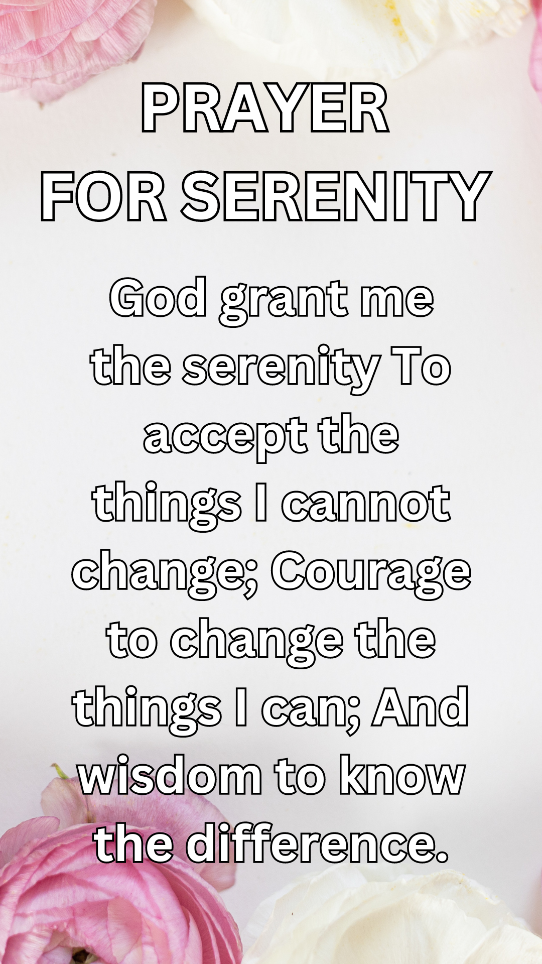The Serenity Prayer: Finding Peace and Wisdom - Gospel1.org