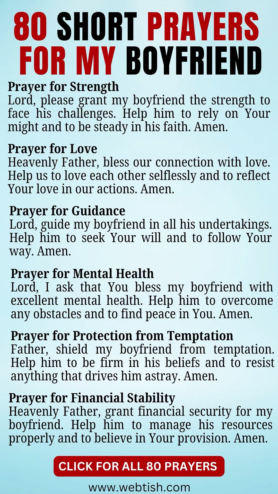 80 Powerful Prayers For My Boyfriend Gospel1 Org
