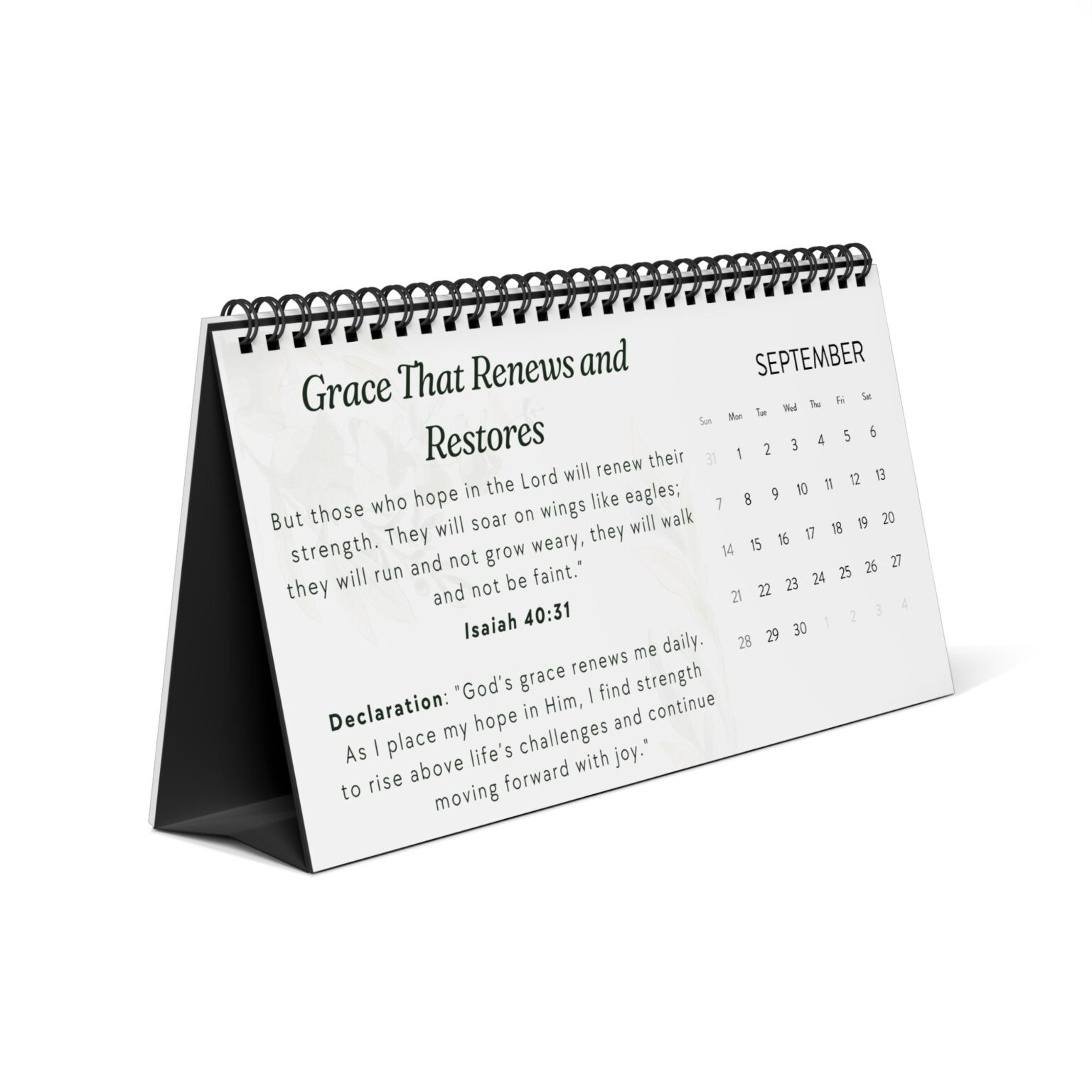 2025 A Year of Grace and Gratitude Calendar - Gospel1.org