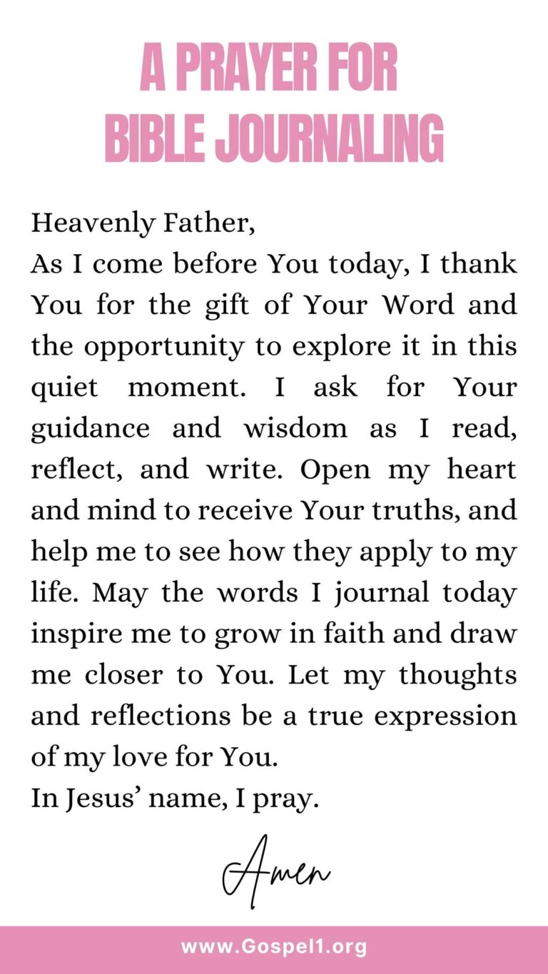 Bible Journaling for Beginners: Tips for Getting Started - Gospel1.org