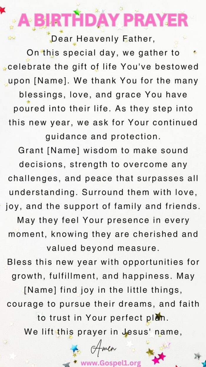 25 Uplifting Bible Verses for Birthday Blessings - Gospel1.org