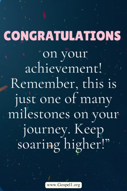 Thoughtful Congratulations Quotes for Achievement - Gospel1.org