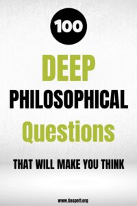 Interesting Philosophical Questions That Will Make You Think - Gospel1.org